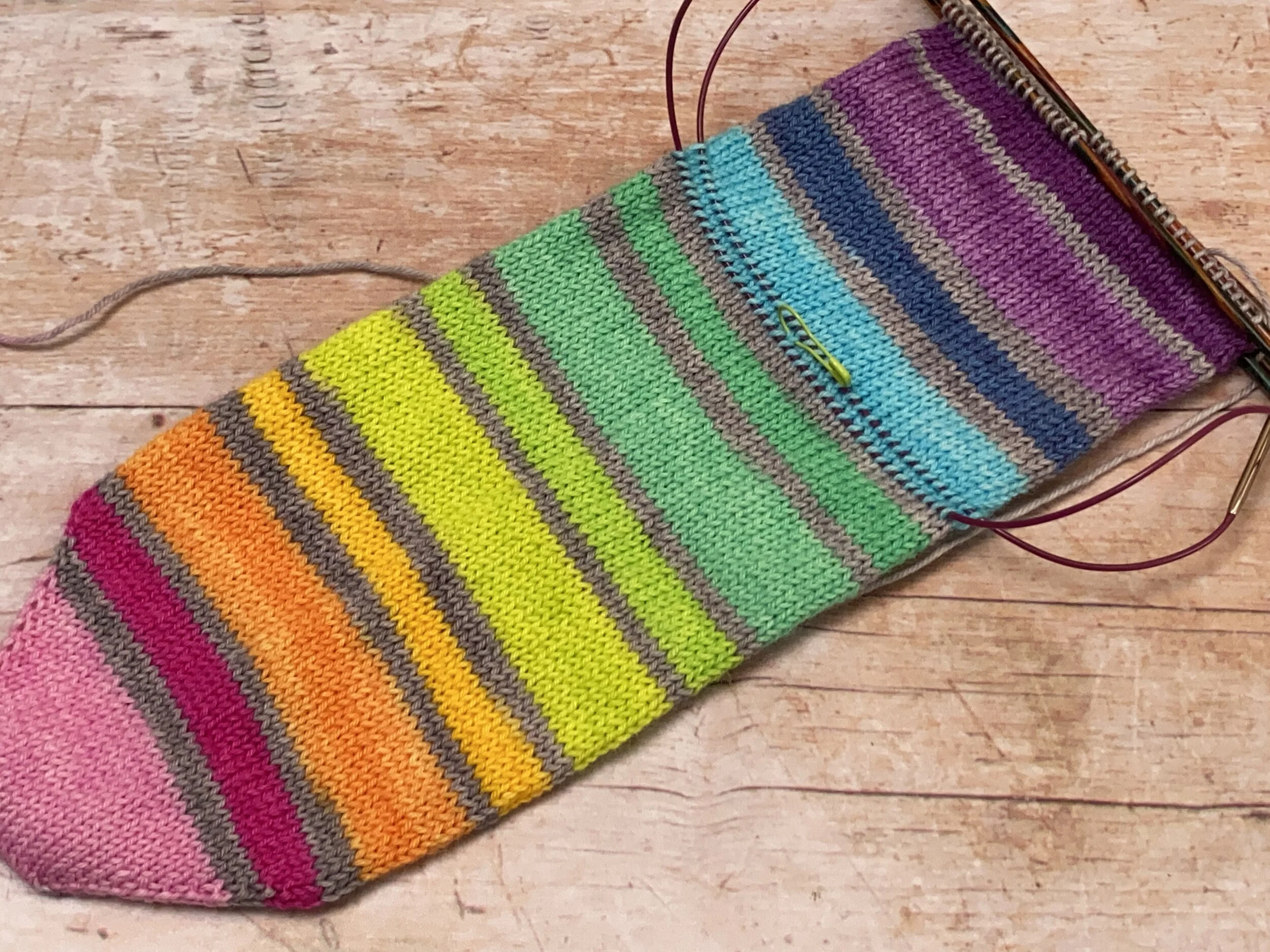 Use Every Scrap Knitalong: Working the Heel — Arnall-Culliford Techniques