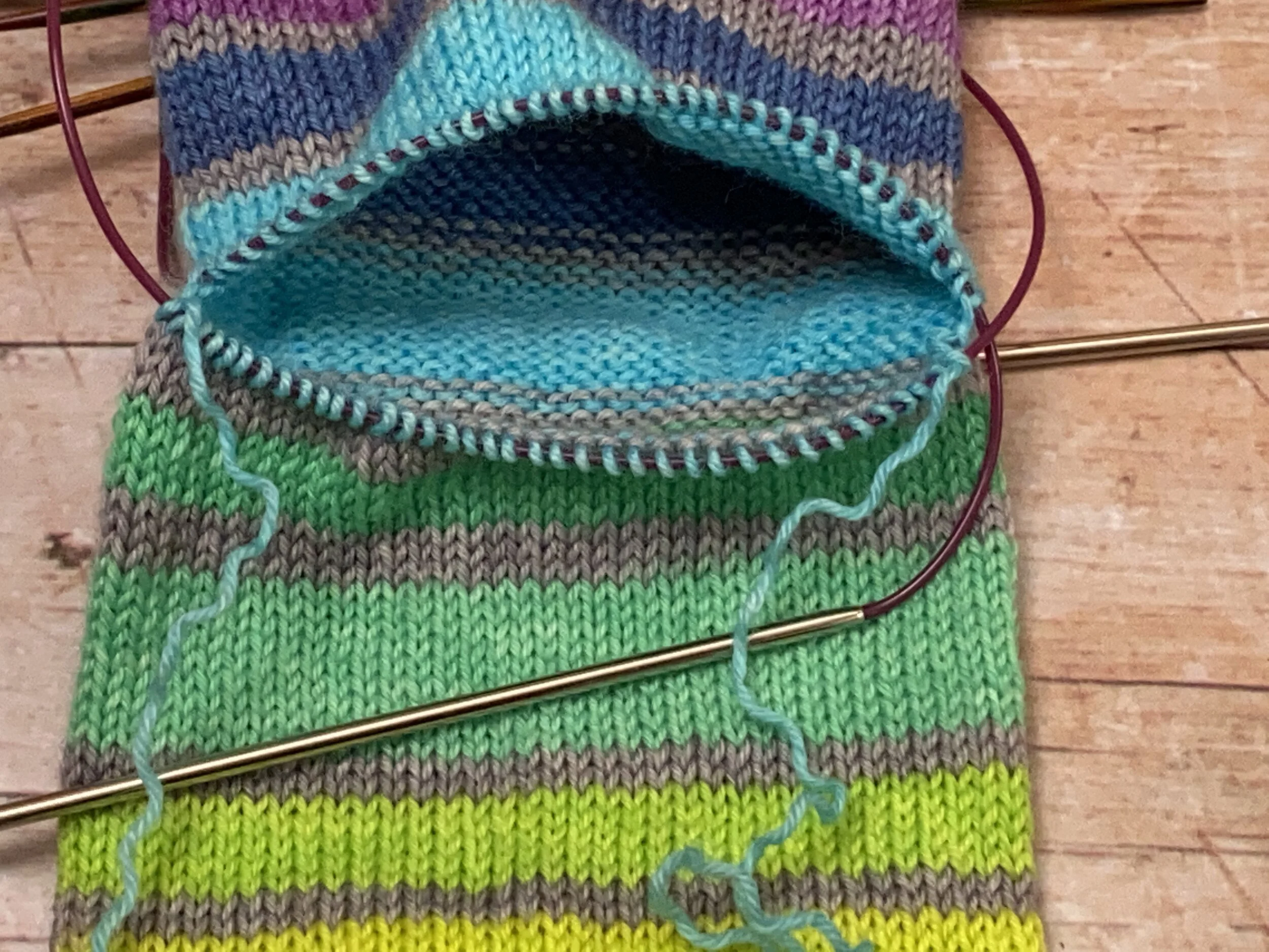 Use Every Scrap Knitalong: Working the Heel — Arnall-Culliford Techniques