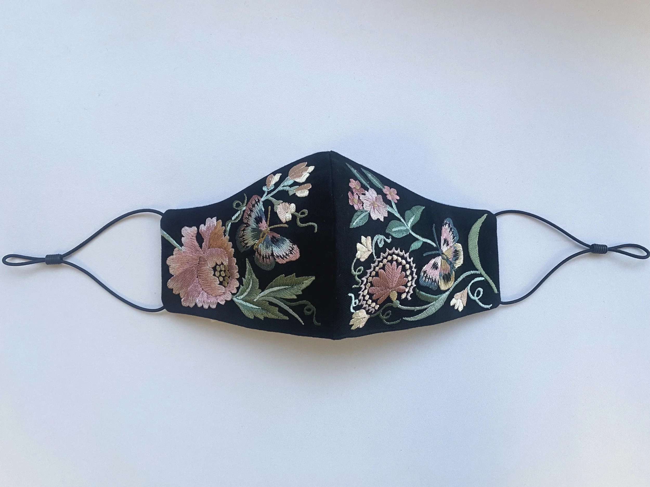 Embroidered face mask — Jenny King Embroidery