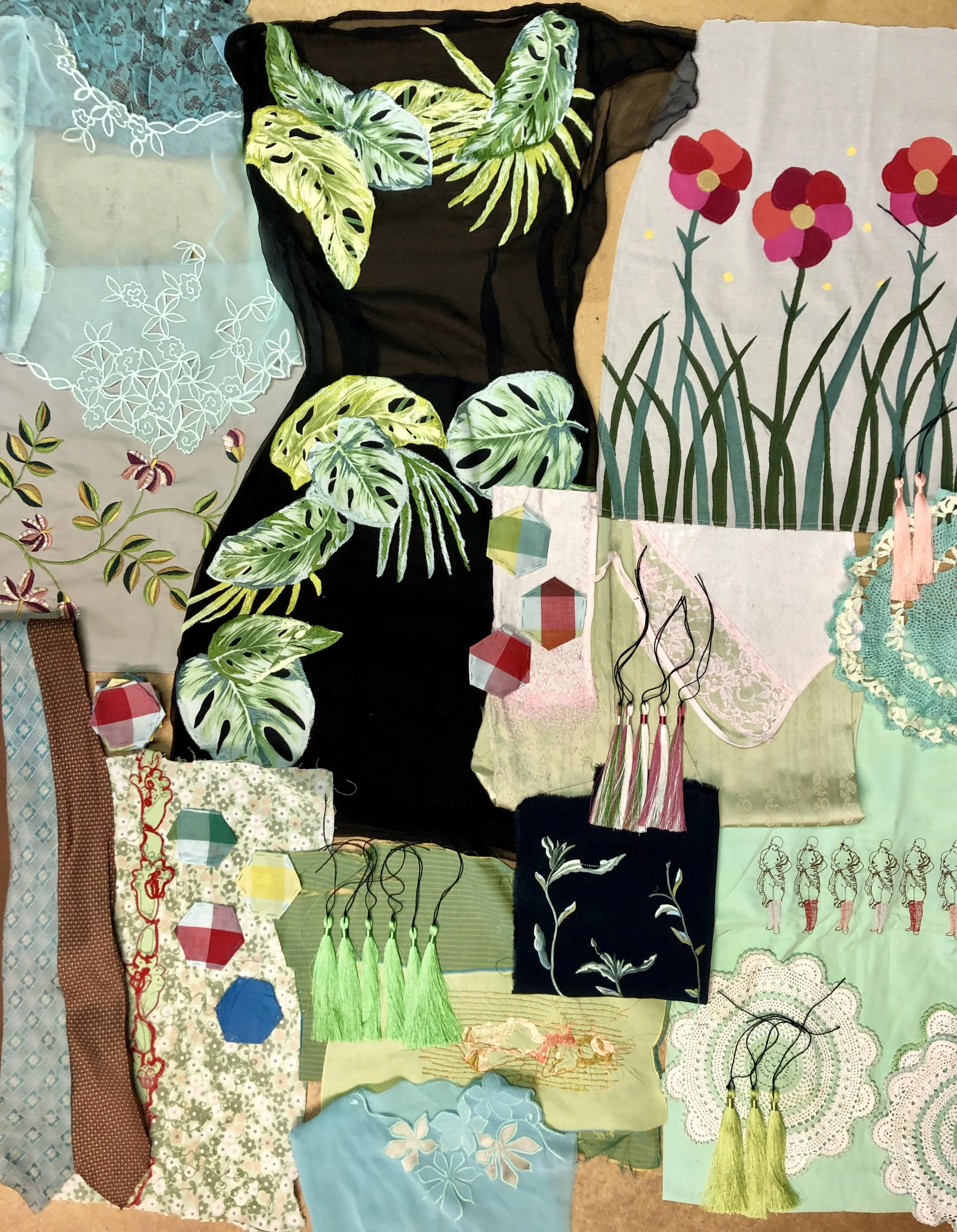 Embroidered face mask — Jenny King Embroidery