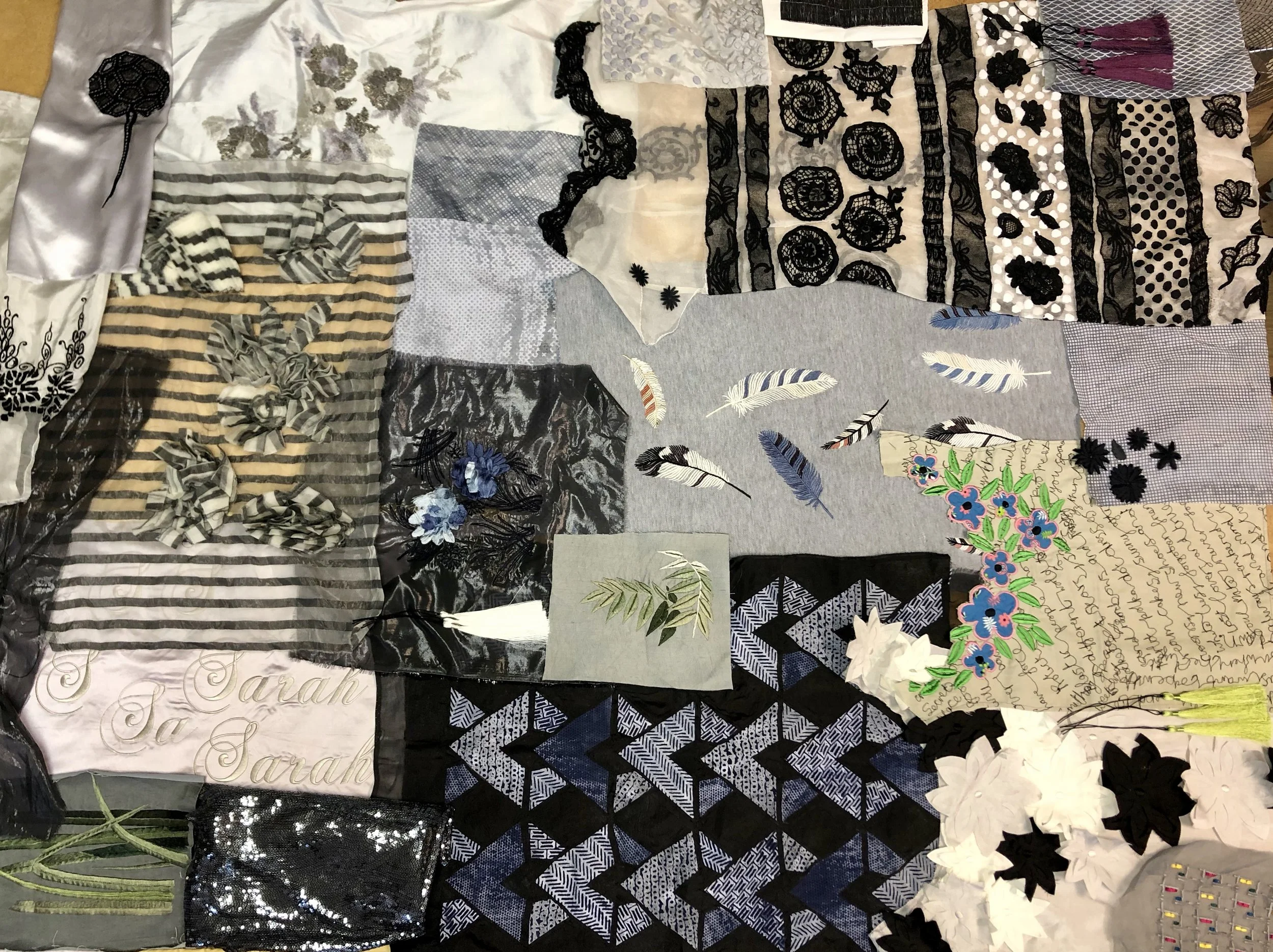 Embroidered face mask — Jenny King Embroidery