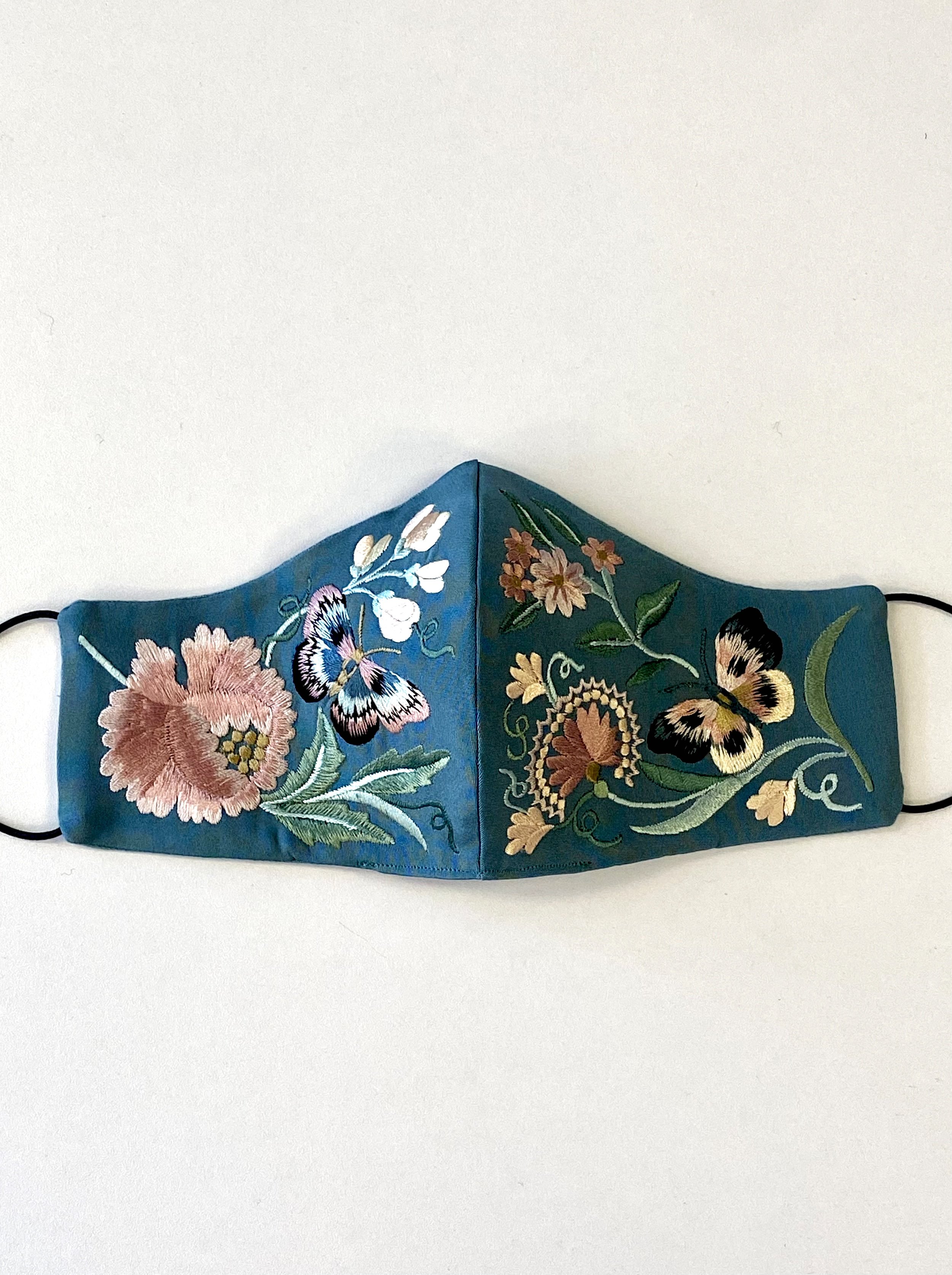 Embroidered face mask — Jenny King Embroidery