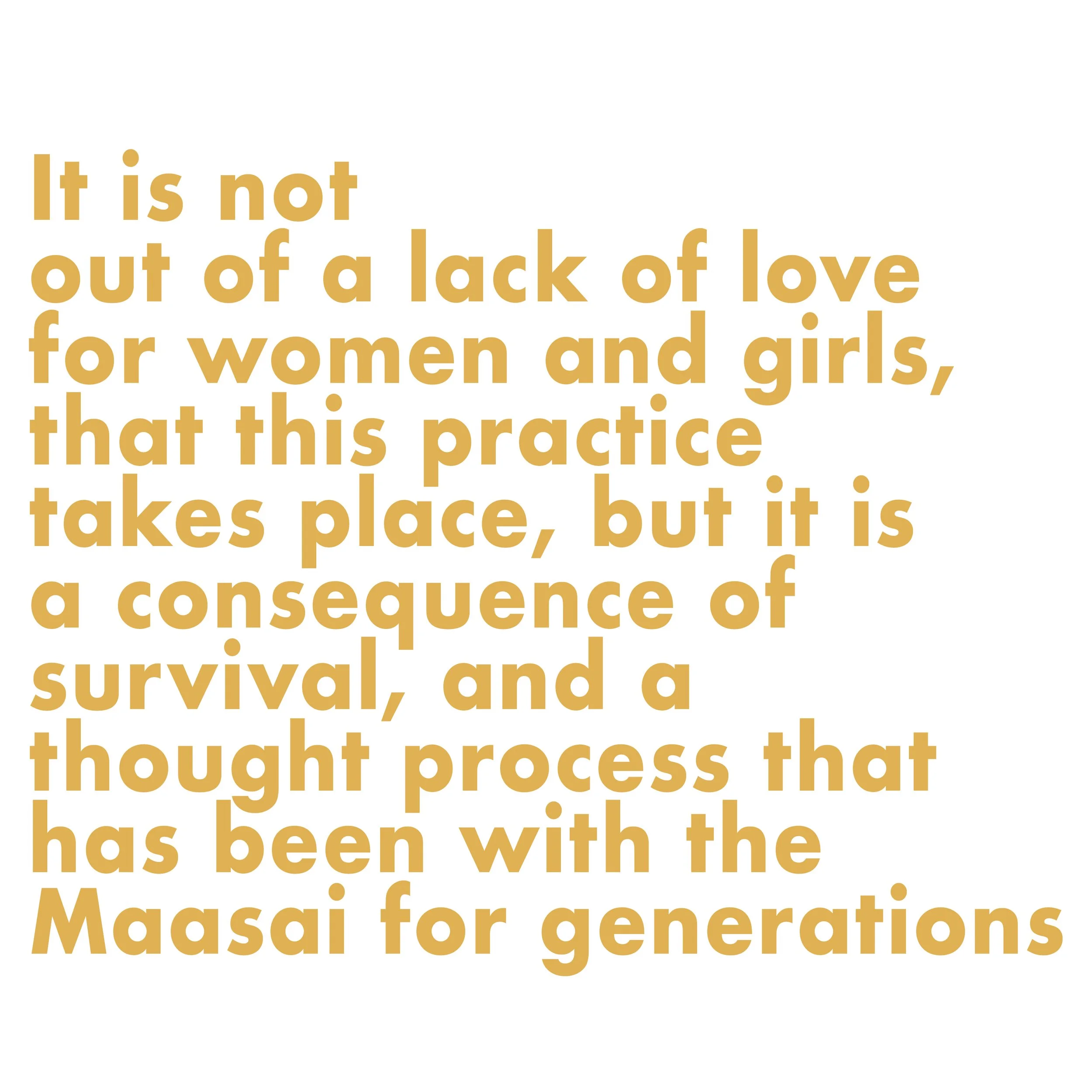 Maasailand — OSOTUWA FOUNDATION