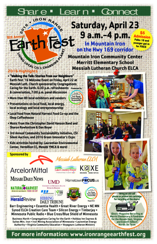 What is Earth Fest — Iron Range Partnership for Sustainability
