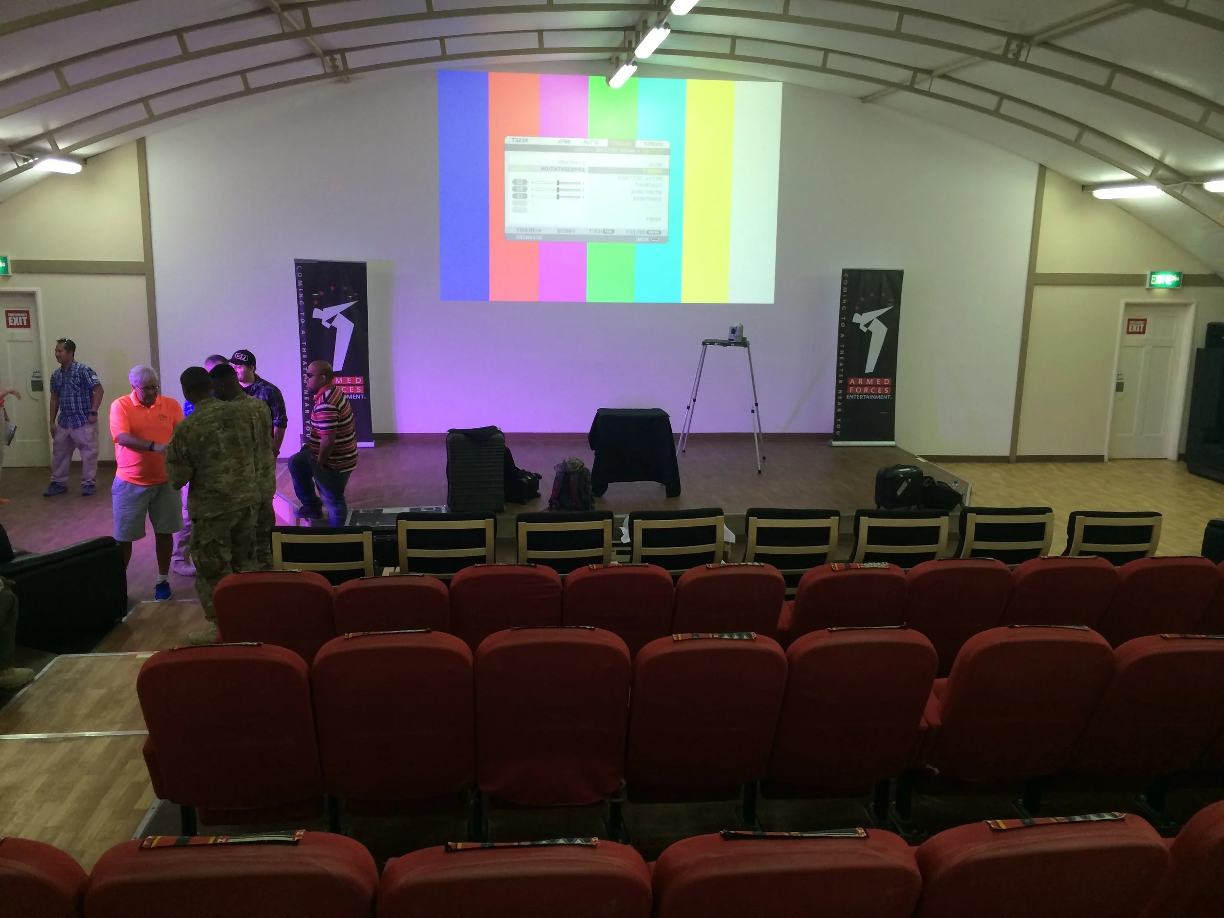 Show Day on a Military Base Overseas — Jason Michaels