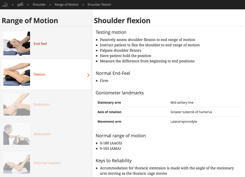 Functional Range Of Motion Testing