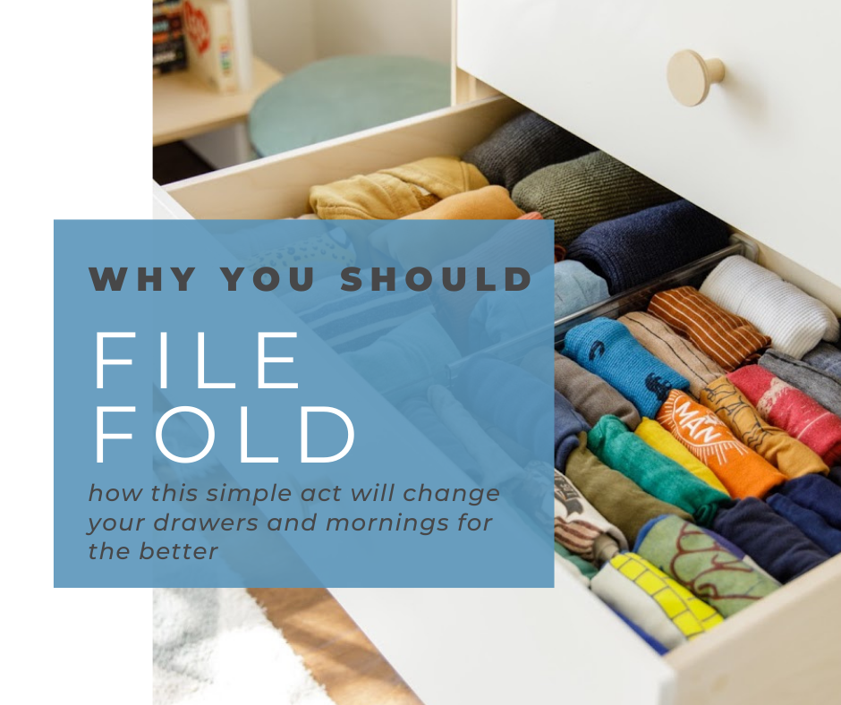 File Folding to Save Space — Composed Living