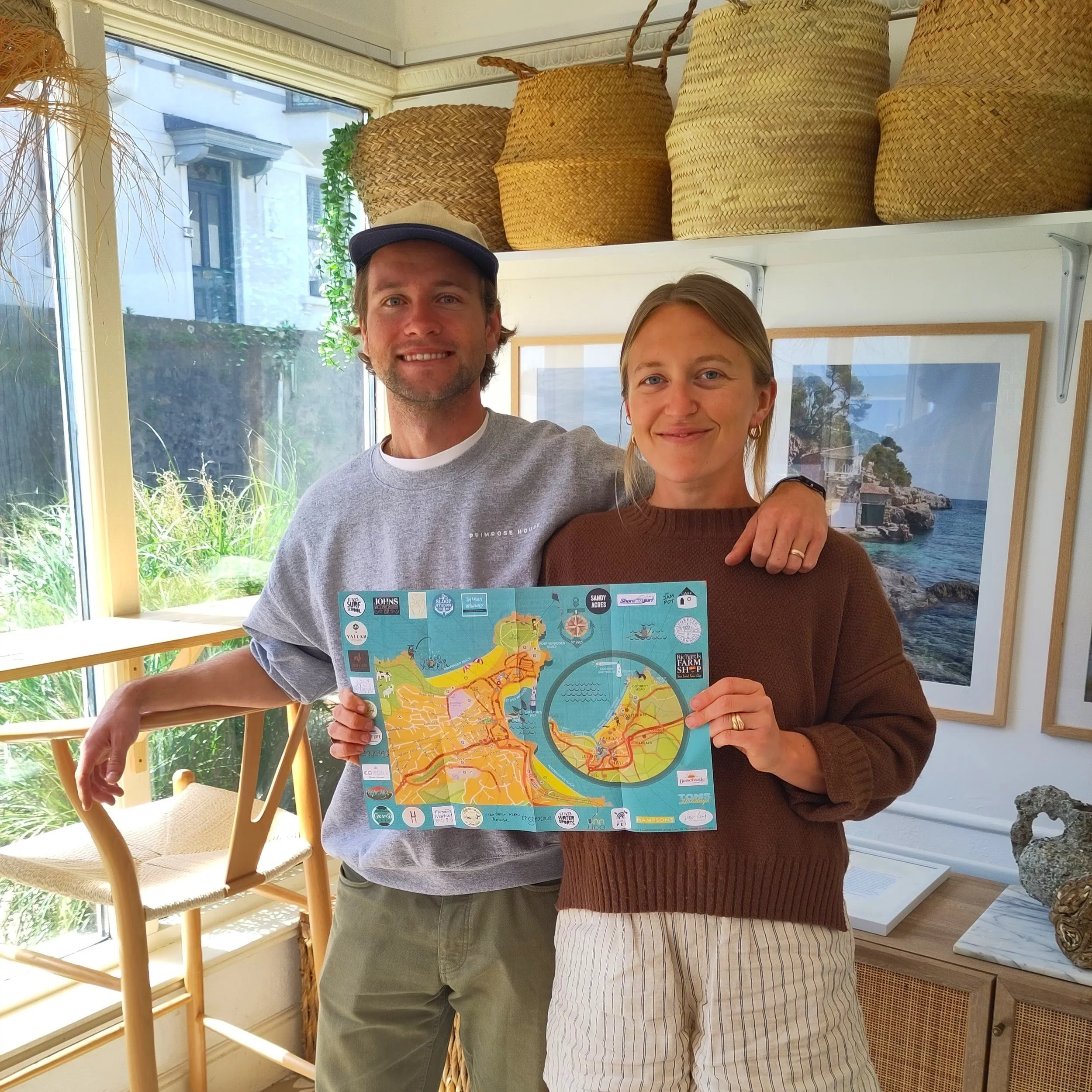 The St Ives Map — Little Birdie Guides Cornwall