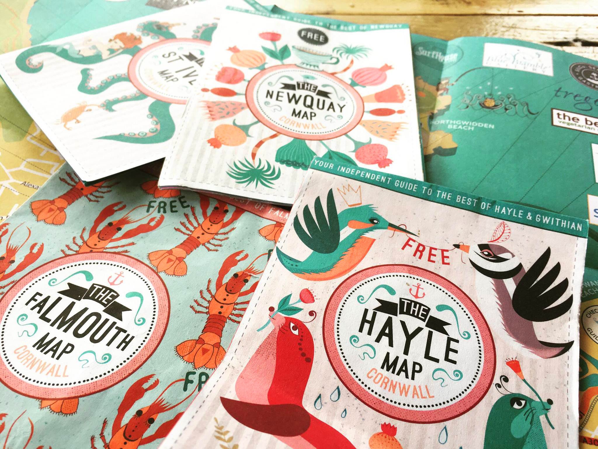 Free Maps — Little Birdie Guides Cornwall