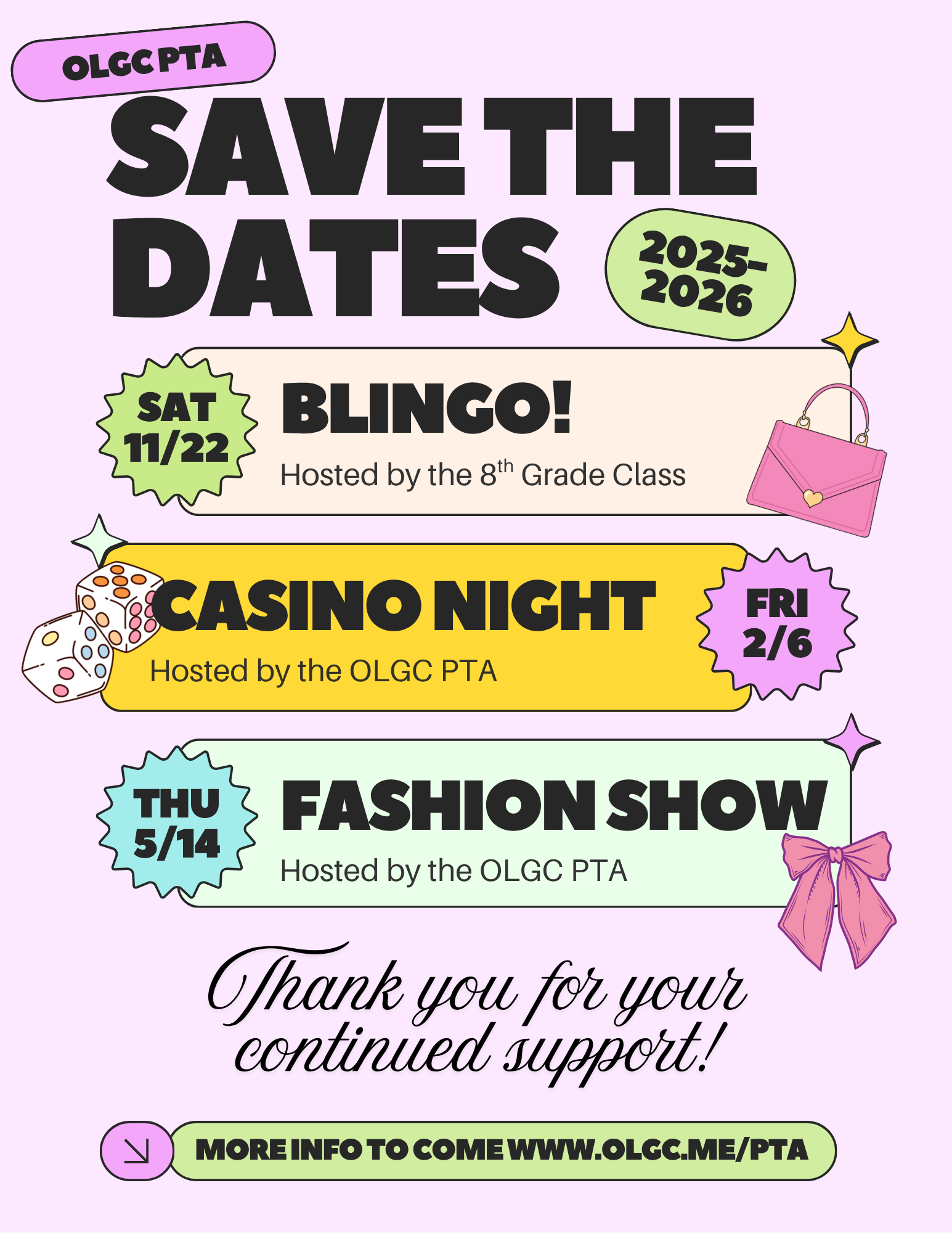 PTA/Events — #OLGCNJ