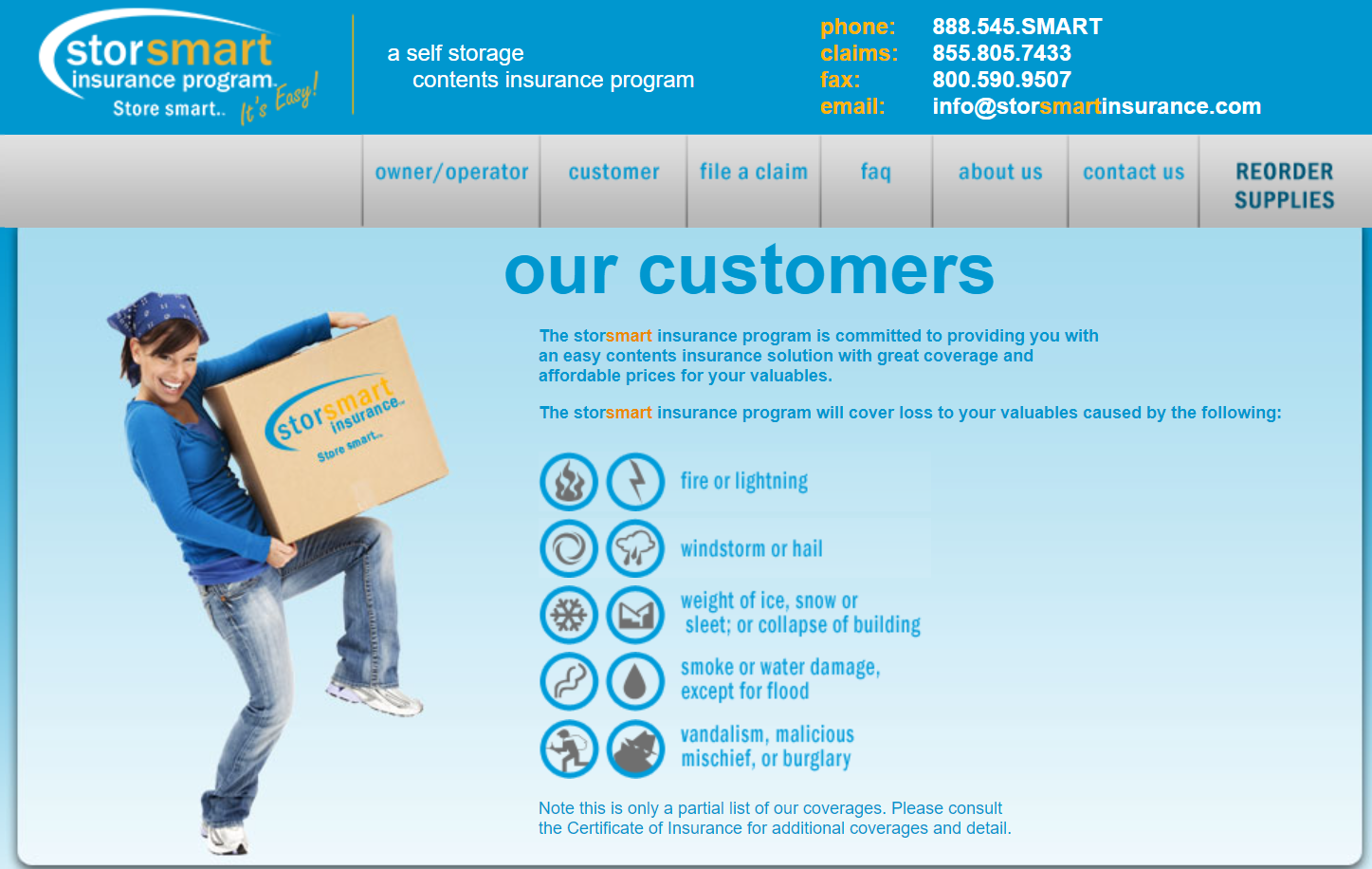 Storsmart Tenant Insurance — City Limits Storage Center