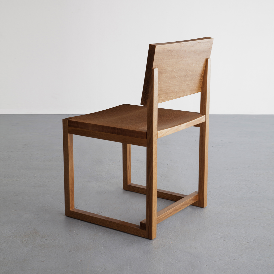 SQ Dining Chair Oak — David Gaynor Design