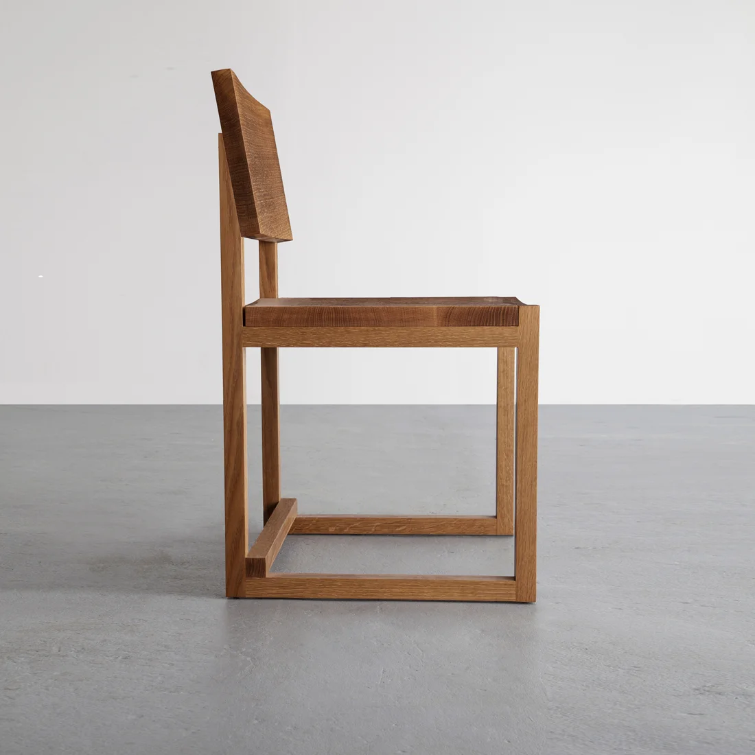 SQ Dining Chair Oak — David Gaynor Design