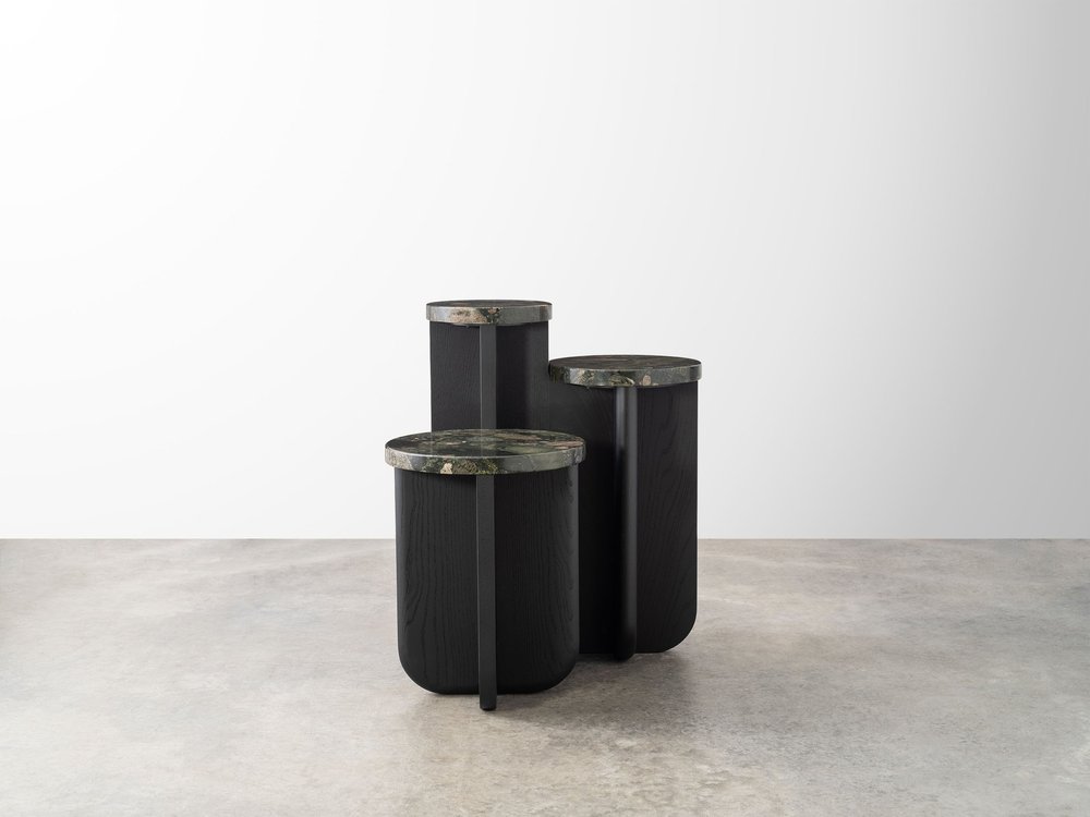 Cactus Side Table with Stone Top — David Gaynor Design