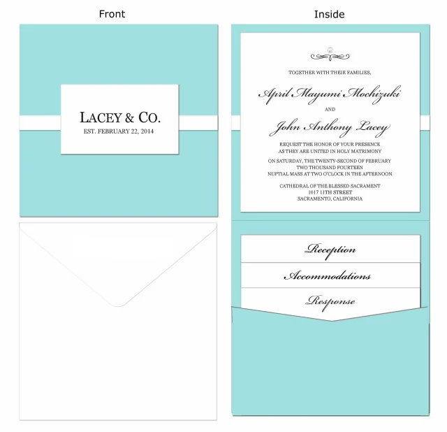 The Tiffany Invitation — Brenna Catalano Design Studio - Elegant ...