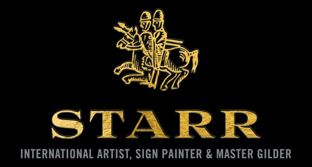 Gilding, Gold Leaf Signs, Custom Mirrors, Sign Painting Sean Starr ...