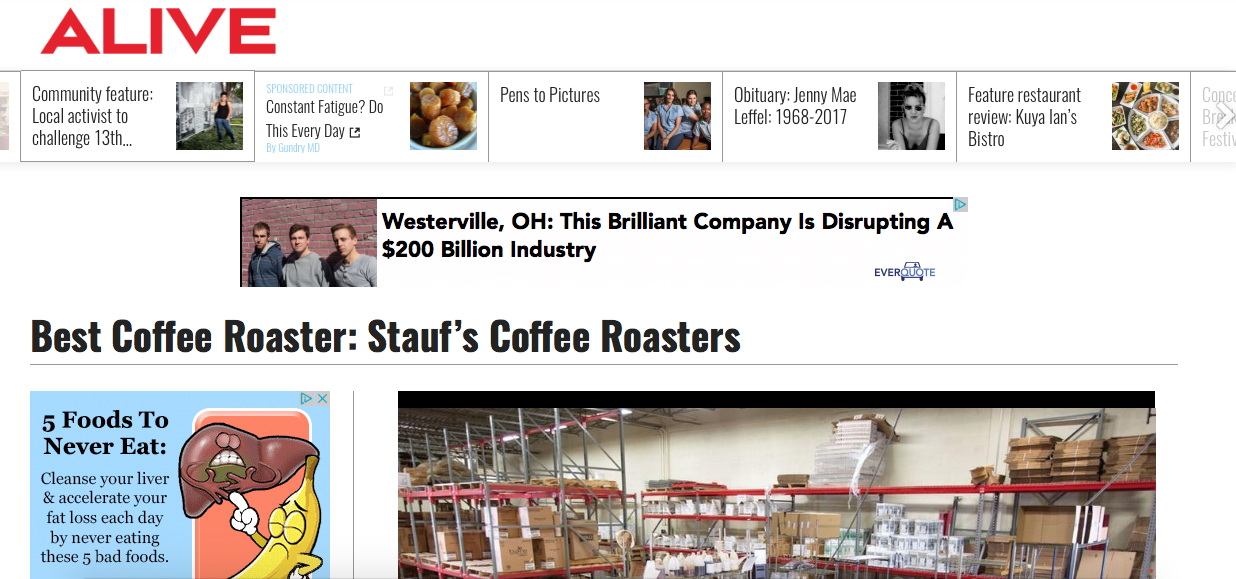 About — Stauf's Coffee Roasters