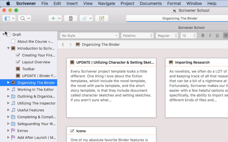 How to Work Within The Scrivener Interface — Well-Storied.