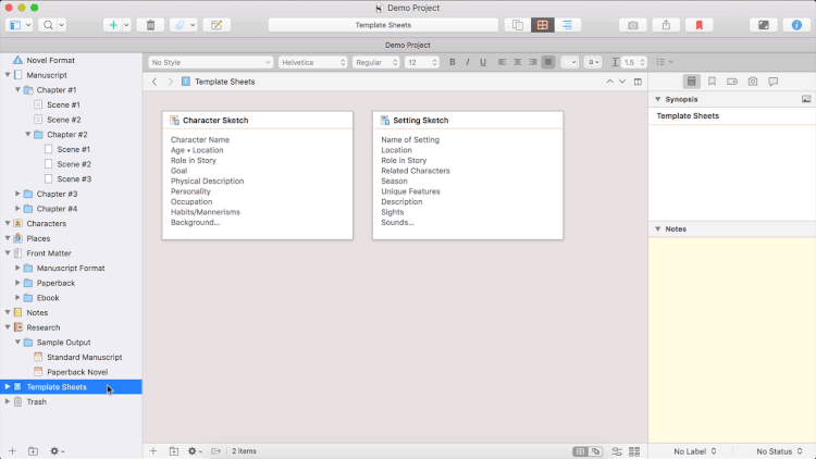 An Overview of The Scrivener Binder — Well-Storied.