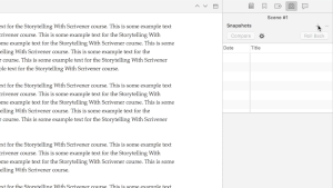How to Review Old Drafts With Scrivener Snapshots — Well-Storied.