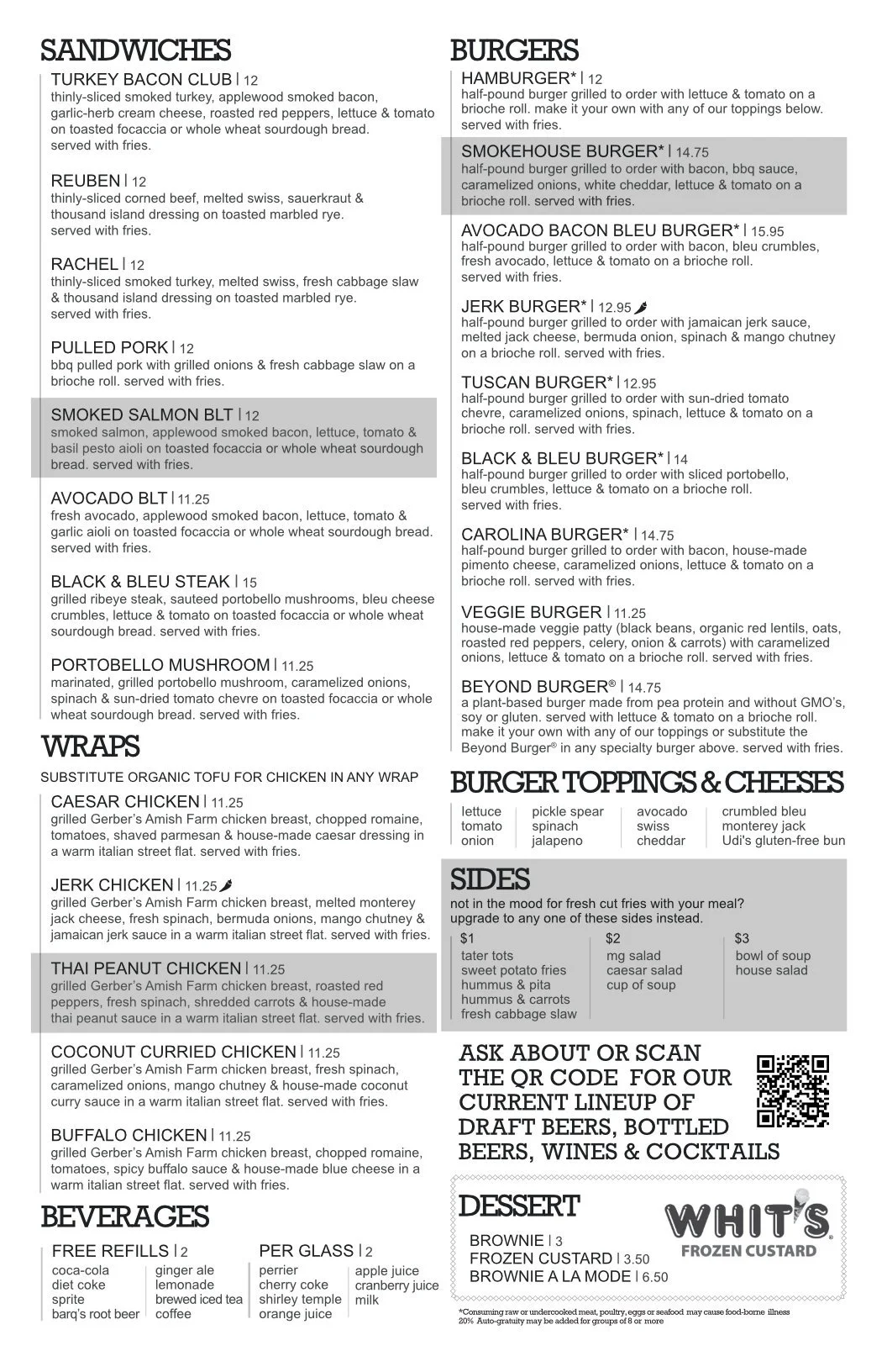 Food — The Village Inn