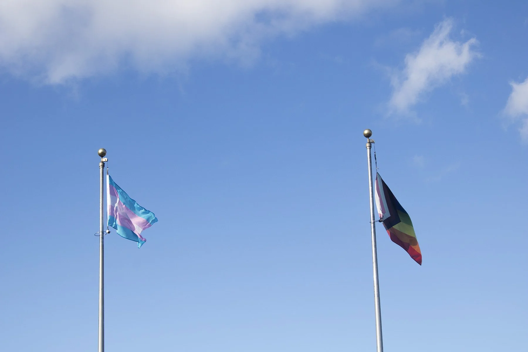Pride and Transgender flag fly together for the first time at Nanaimo ...