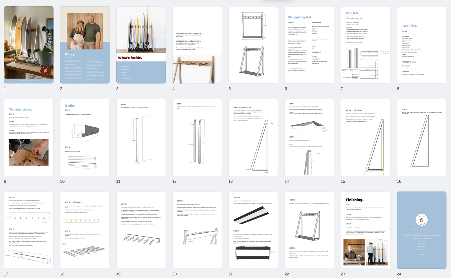 DIY Timber Hanging Bookshelf Plans — Al + Imo | Custom Timber Furniture & DIY Australia DIY ...