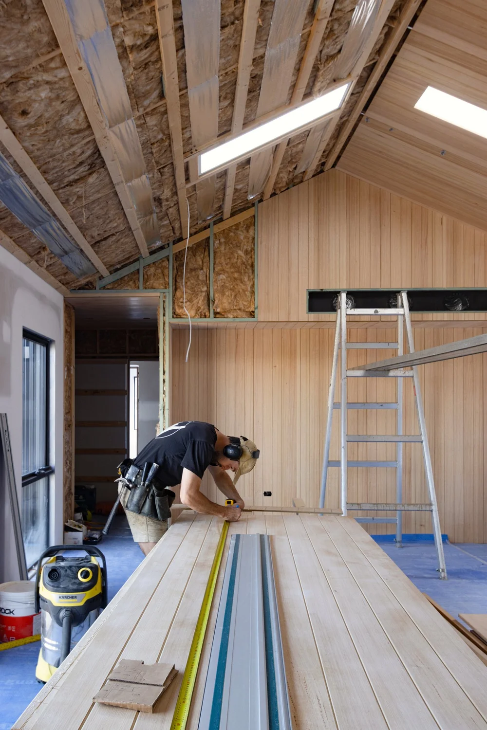 How To DIY Install TouchWood Tasmanian Oak Timber Veneer Panelling — Al ...