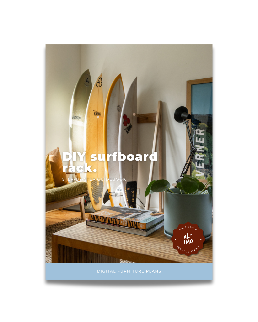 DIY Surfboard Rack - Free Downloadable Plans — Al + Imo | Custom Timber ...