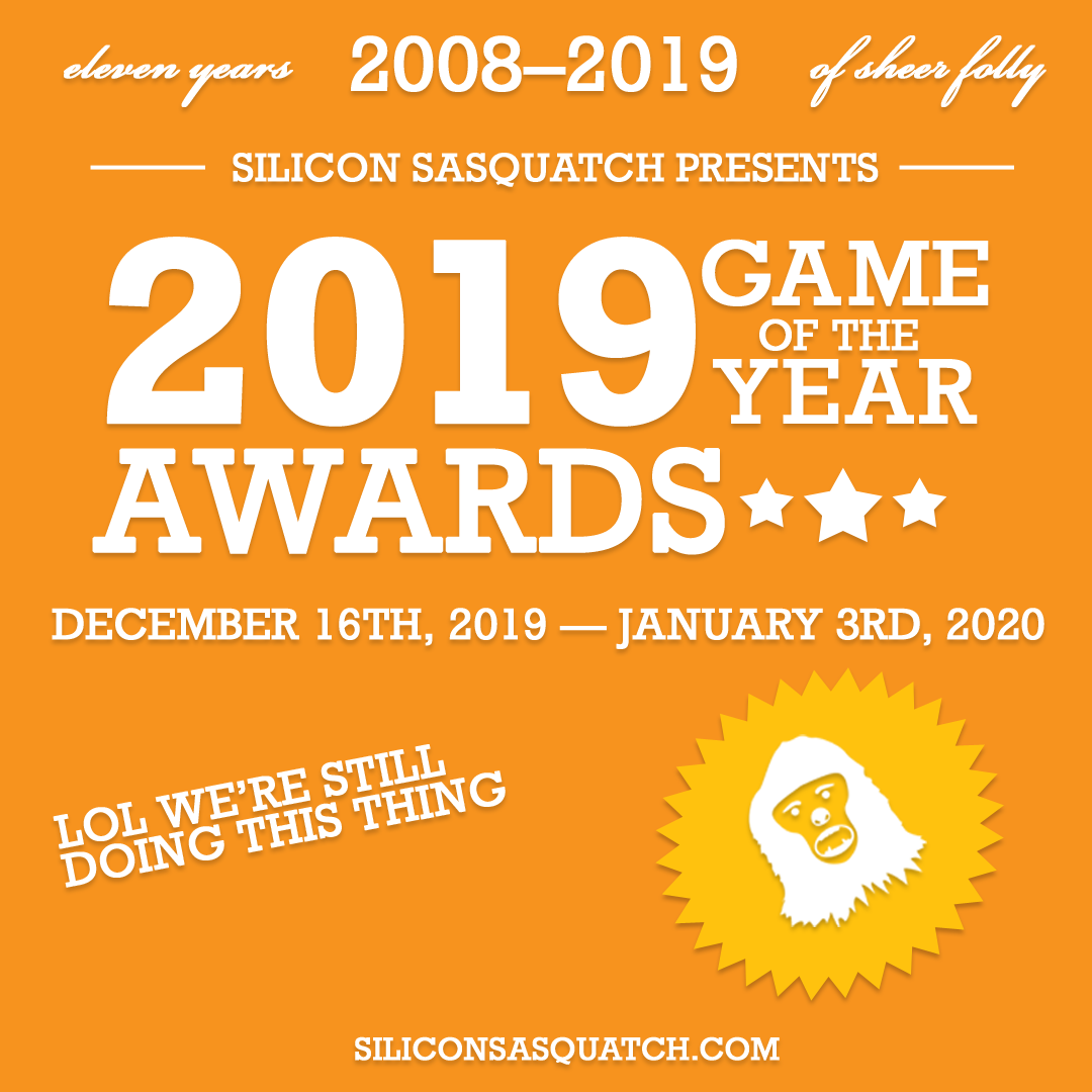 Coming Soon: The Eleventh-Annual Silicon Sasquatch Game of the Year ...