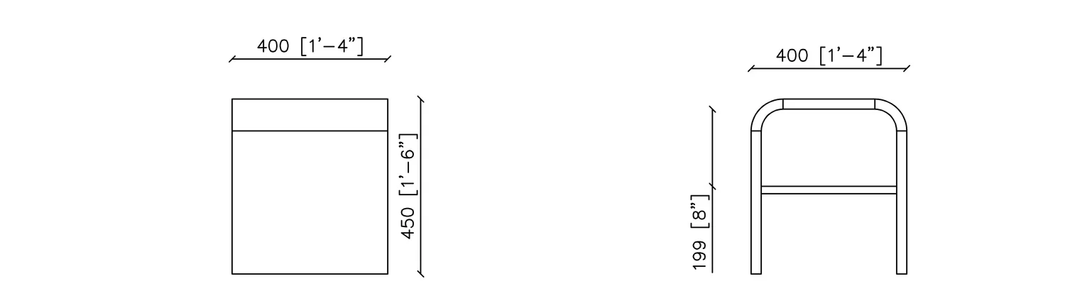 Bedside Table ULMA — Oak Studio Designs