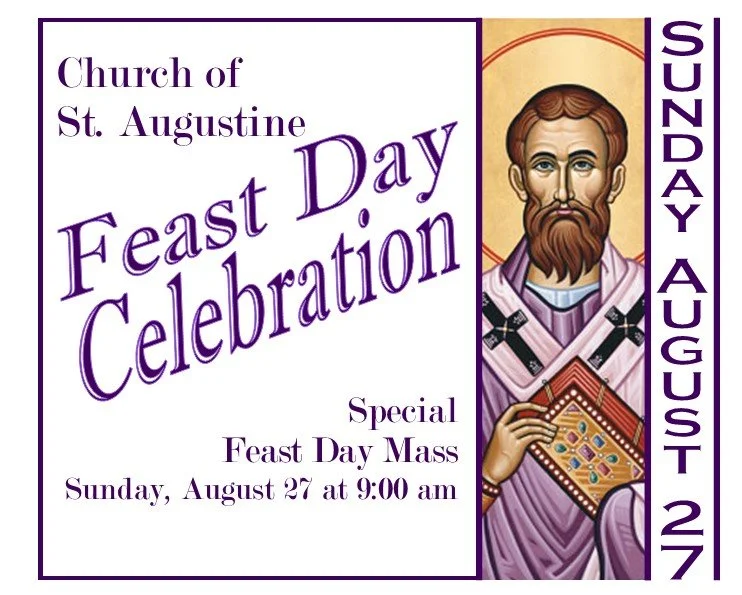 Events Calendar — Church of St. Augustine