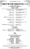 Full Menu — Greenbush Brewing Co.