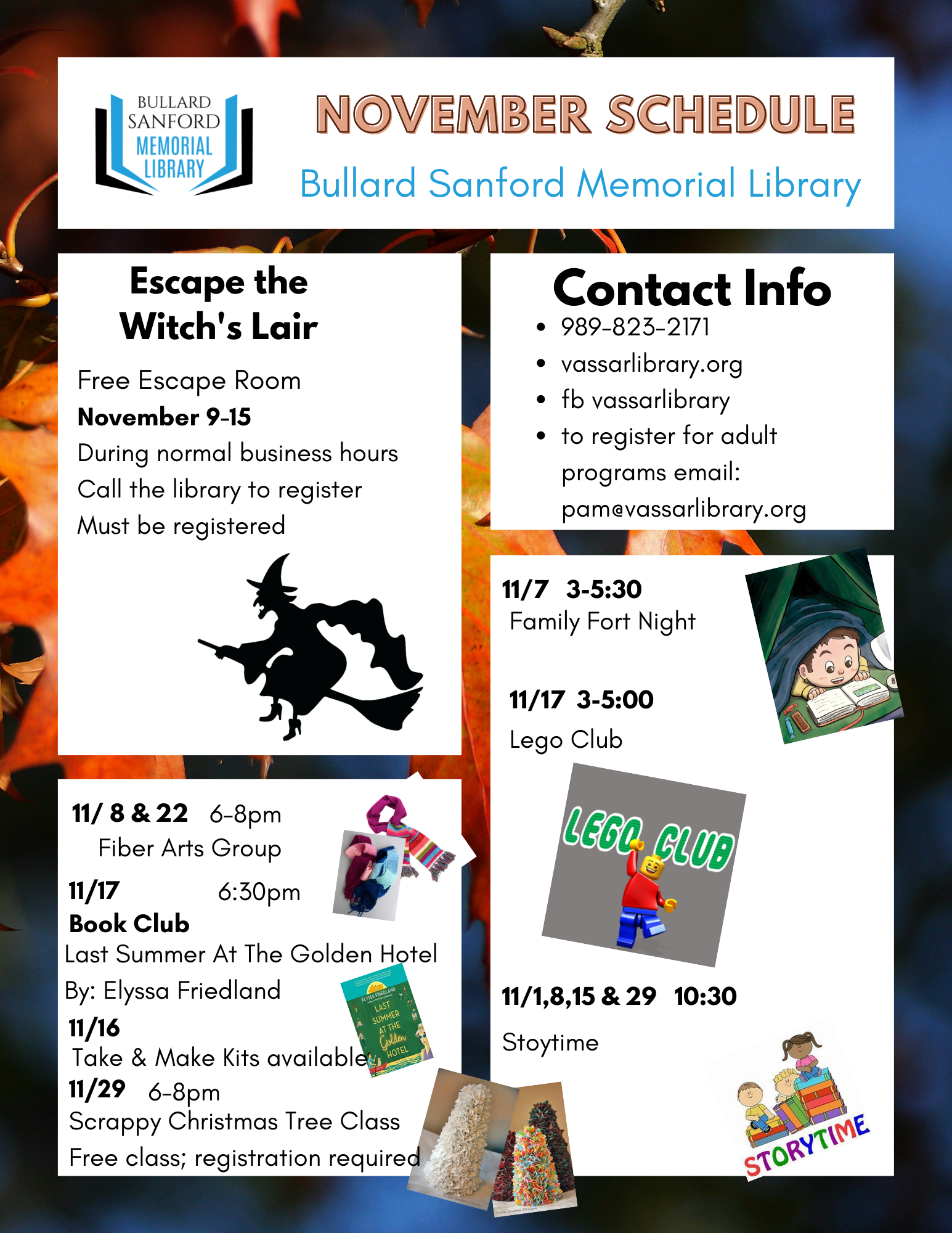 Calendar — Bullard Sanford Memorial Library