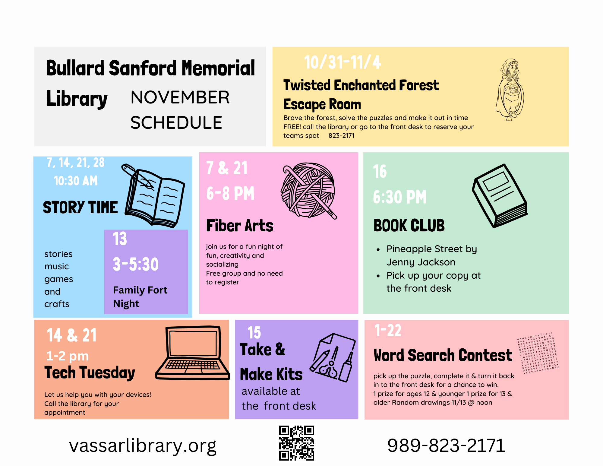 Calendar — Bullard Sanford Memorial Library