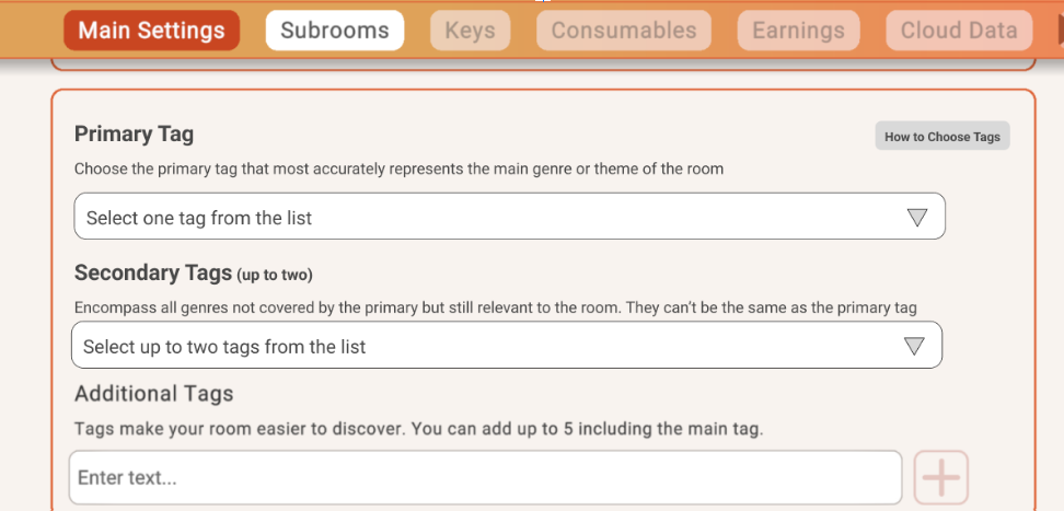 Room Tags — Rec Room