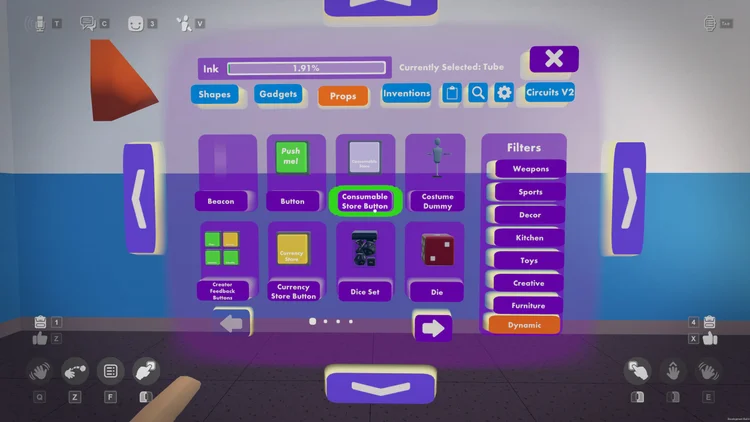 Room Consumables — Rec Room