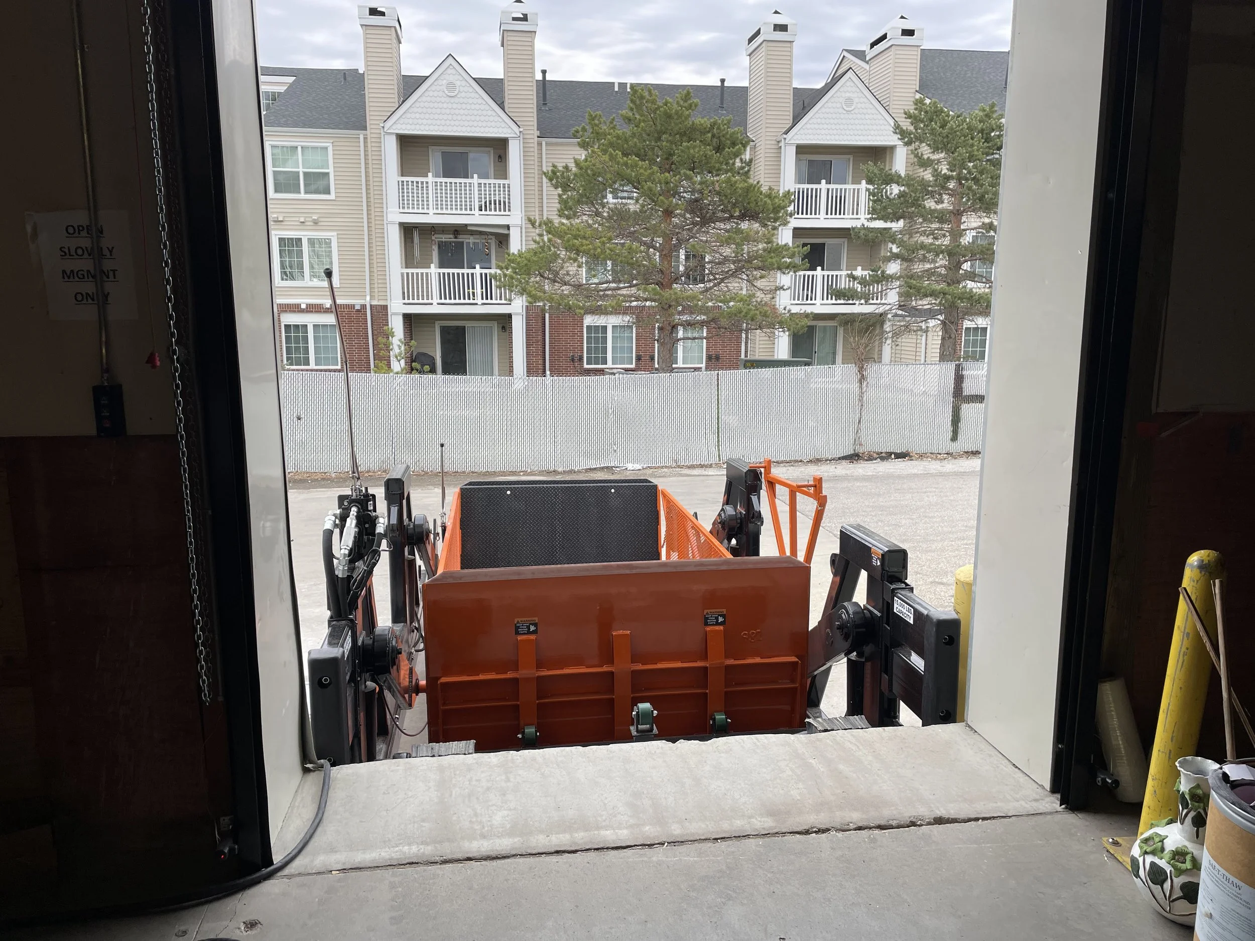 Don't Drive a Forklift on a Loading Dock Ramp