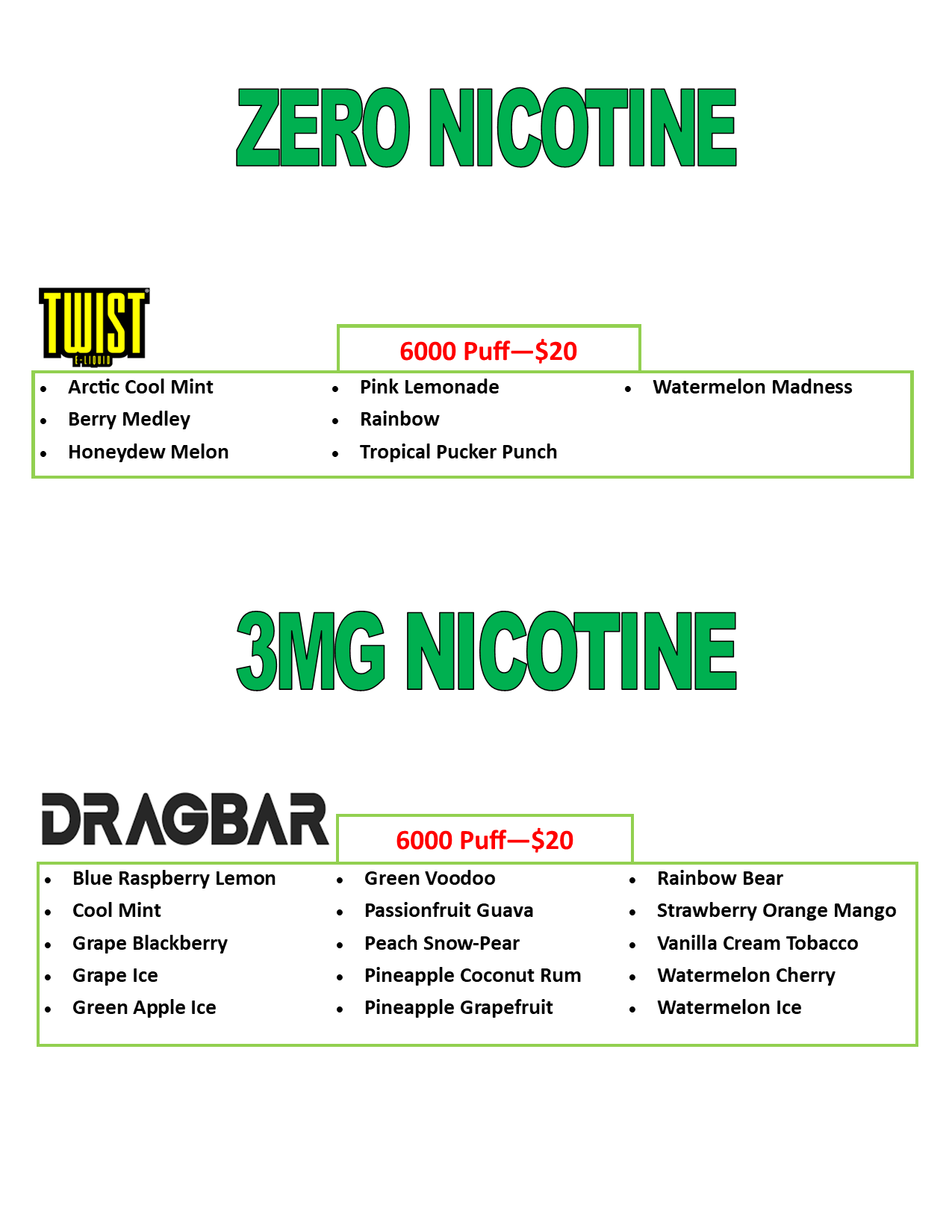 Disposables — The Vape Shop