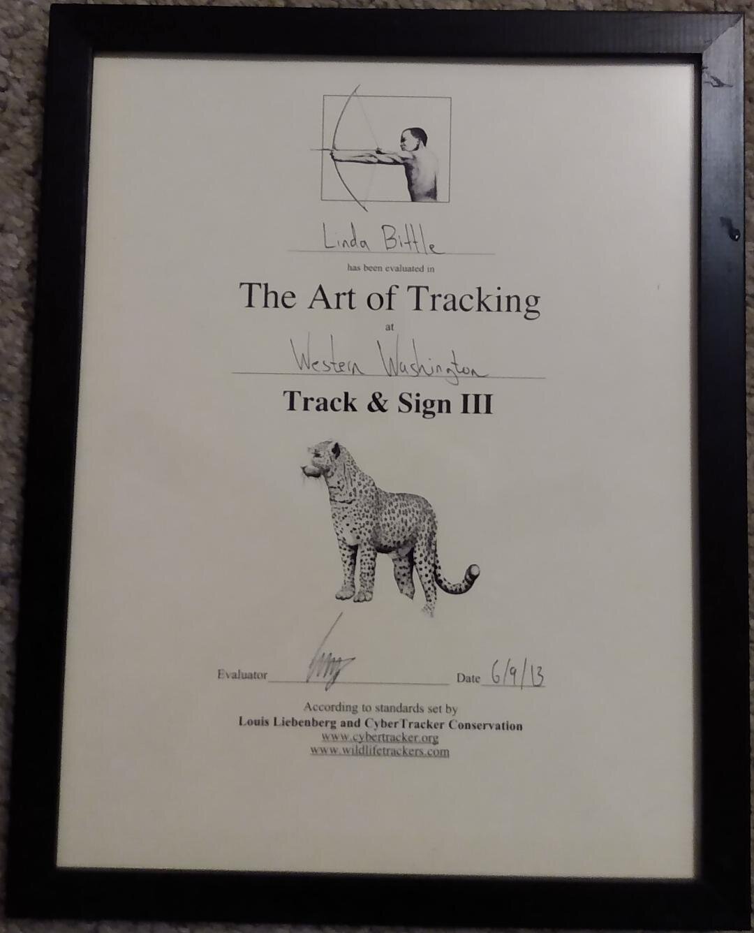 CyberTracker Track & Sign Certification — Reel Camo Girl