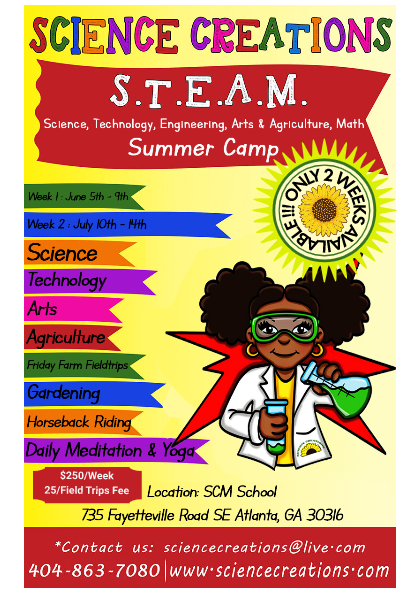 S.T.E.A.M Summer Camp — Science Creations