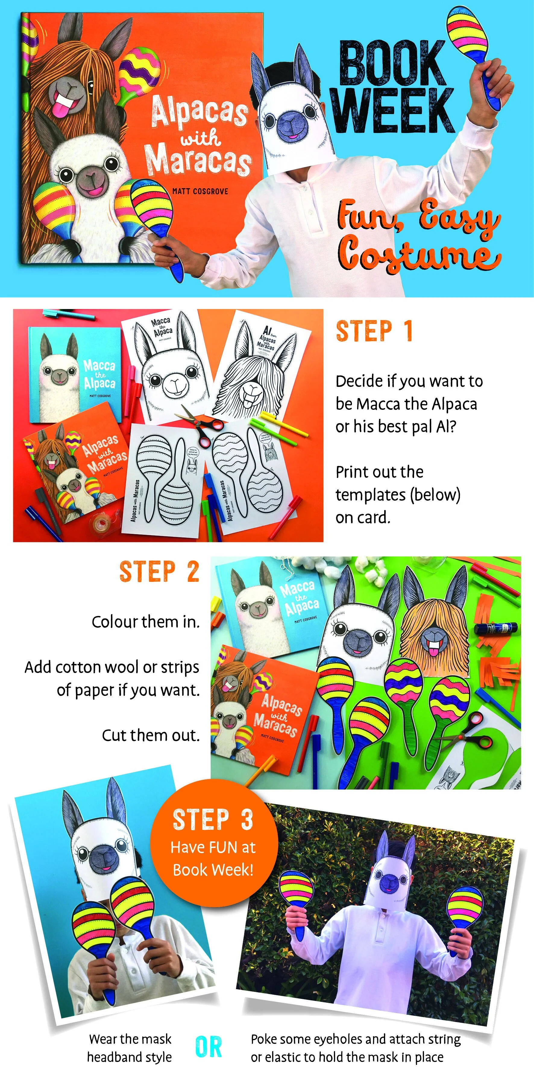 BOOK WEEK SORTED! DRESS UP AS DHARMA THE LLAMA (OR THE ALPACAS WITH ...