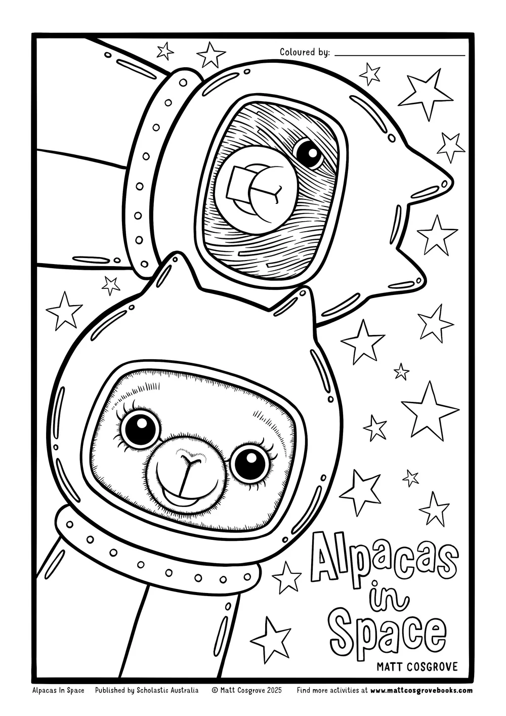 ALPACAS IN SPACE ACTIVITIES — Matt Cosgrove