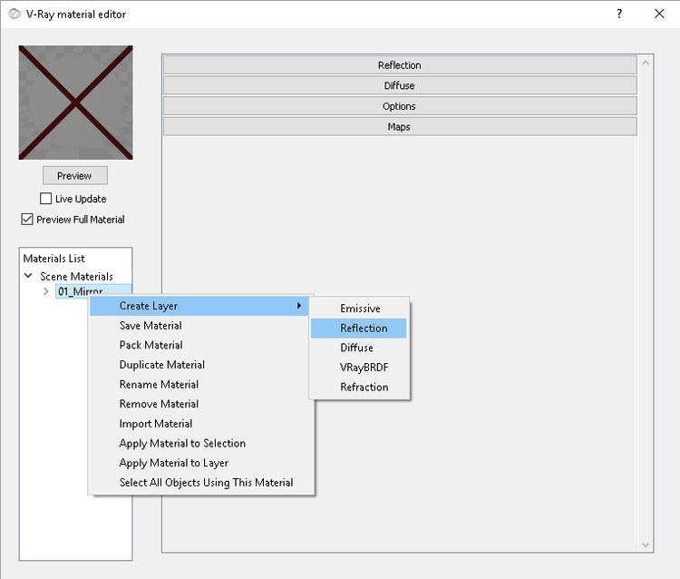 3 easy ways to Create a Mirror Material ( Vray for Sketch Up 2.0 ) — TN3D