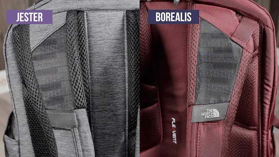 North Face Jester vs Borealis - What's the difference? | Backpackies