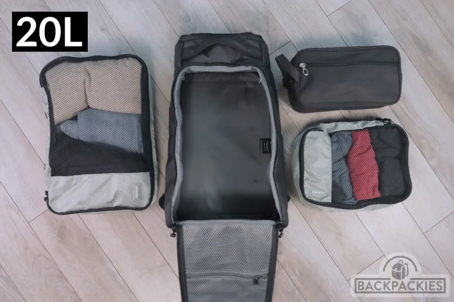 How Big is a 20 Liter Backpack? Visual 20 Liter Backpack Size Guide ...