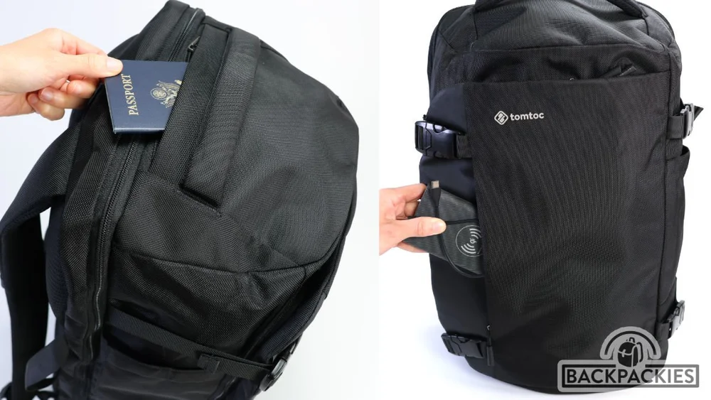 tomtoc Travel Laptop Backpack 40L Review | Backpackies