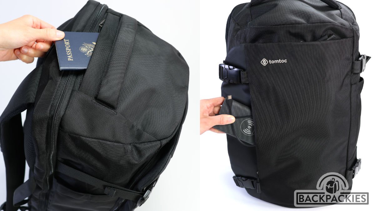 tomtoc Travel Laptop Backpack 40L Review | Backpackies