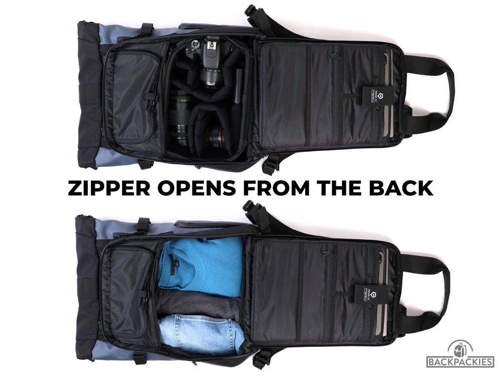 12 Backpacks with Zipper on Back (Rear Access Packs!) | Backpackies