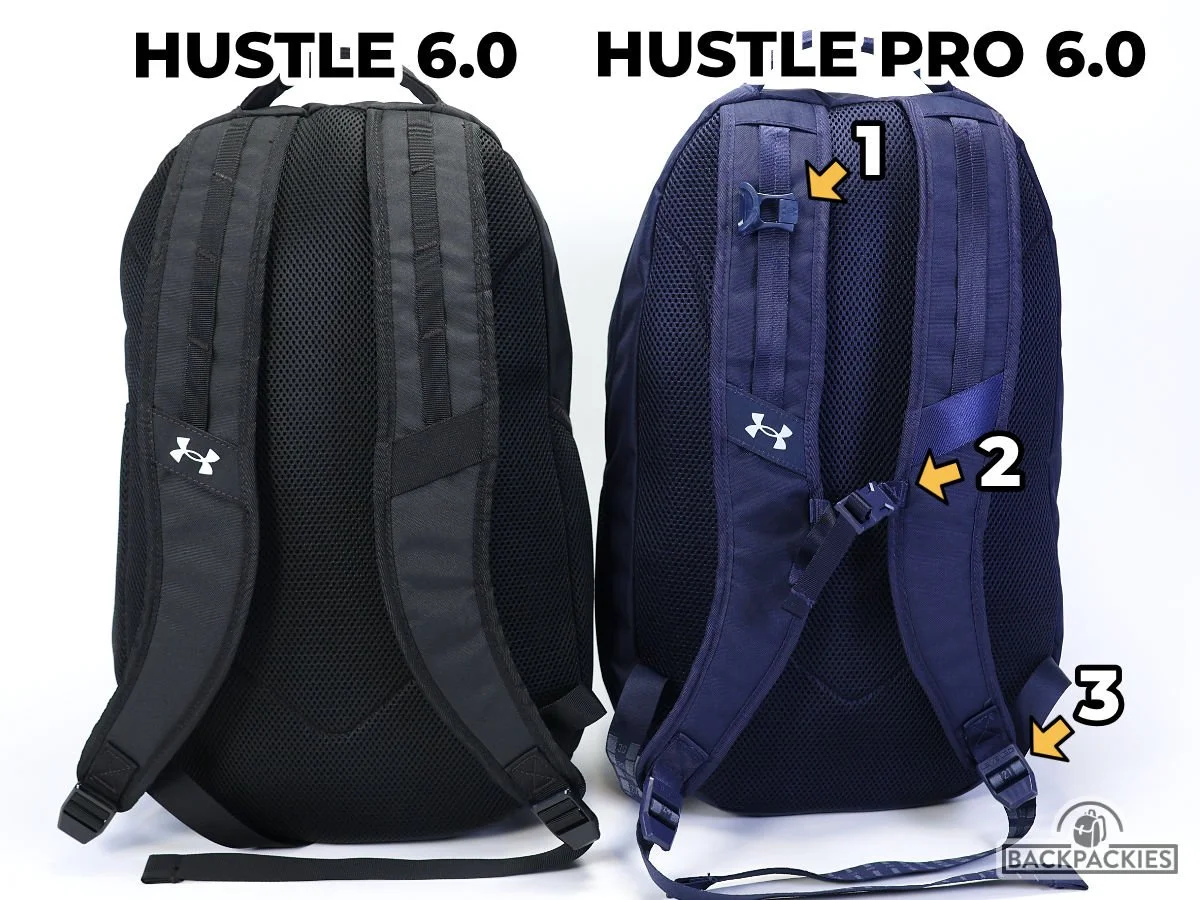 Under Armour Hustle 6.0 vs Hustle Pro - Which is Better? | Backpackies